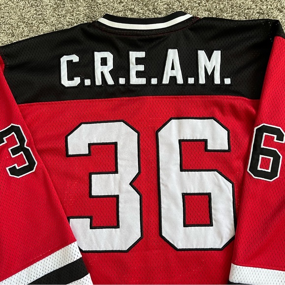 Wu Wear | Shirts | Wuwear Hockey Jersey Size Large Wutang Rare Red Raekwon Rza Wutang | Poshmark